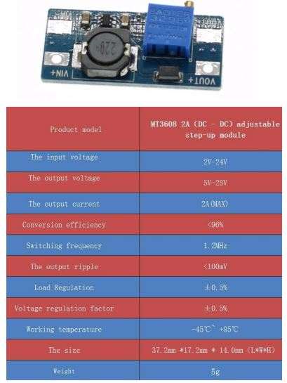 MT3608 2A Max DC-DC Step Up Power Module Booster Power Module( Made In India) - Robo Nepal