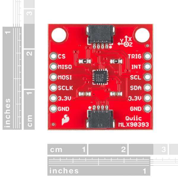 SparkFun MLX90393 Triple Axis Magnetometer Breakout Board - Robo Nepal SparkFun MLX90393 Triple Axis Magnetometer Breakout Board - Robo Nepal