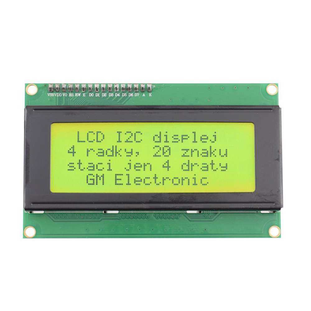 Lcd2004 Parallel Lcd Display With Yellow Backlight Robo Nepal