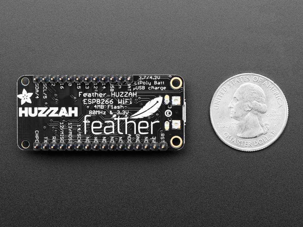 Adafruit Assembled Adafruit Feather Huzzah With Esp8266 With Headers Robo Nepal