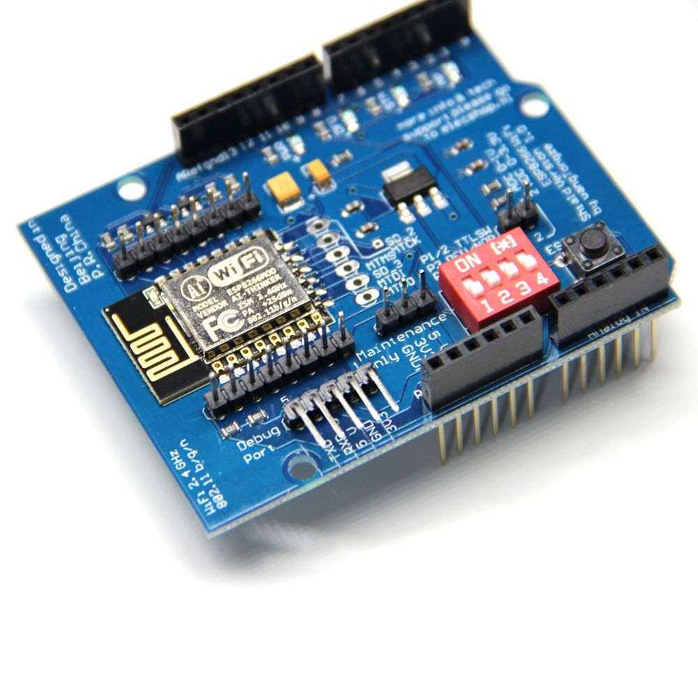ESP8266 Web Server Serial WiFi Extension Board Shield ESP-13 - Robo Nepal