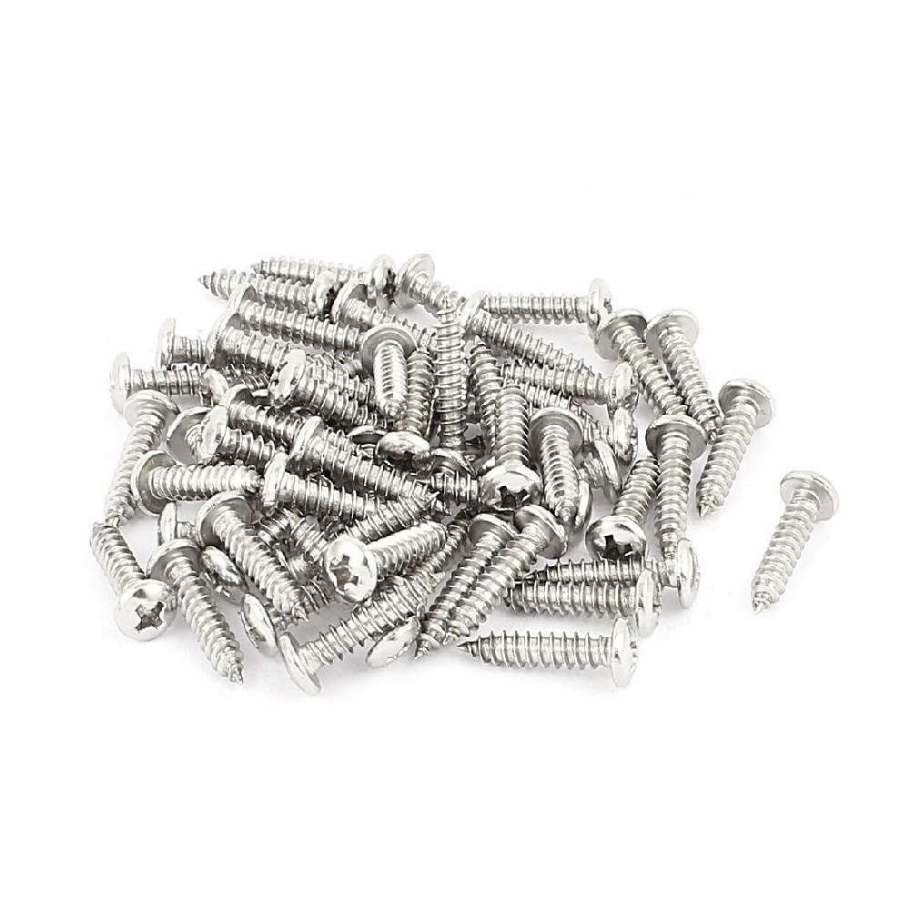 EasyMech SS 304 ST3.5 X 13 mm Self Tapping Philips Head Screw – 25 Pcs - Robo Nepal