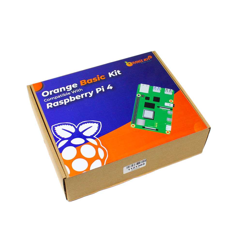 Orange Raspberry pi 4 Basic Kit - Robo Nepal Orange Raspberry pi 4 Basic Kit - Robo Nepal