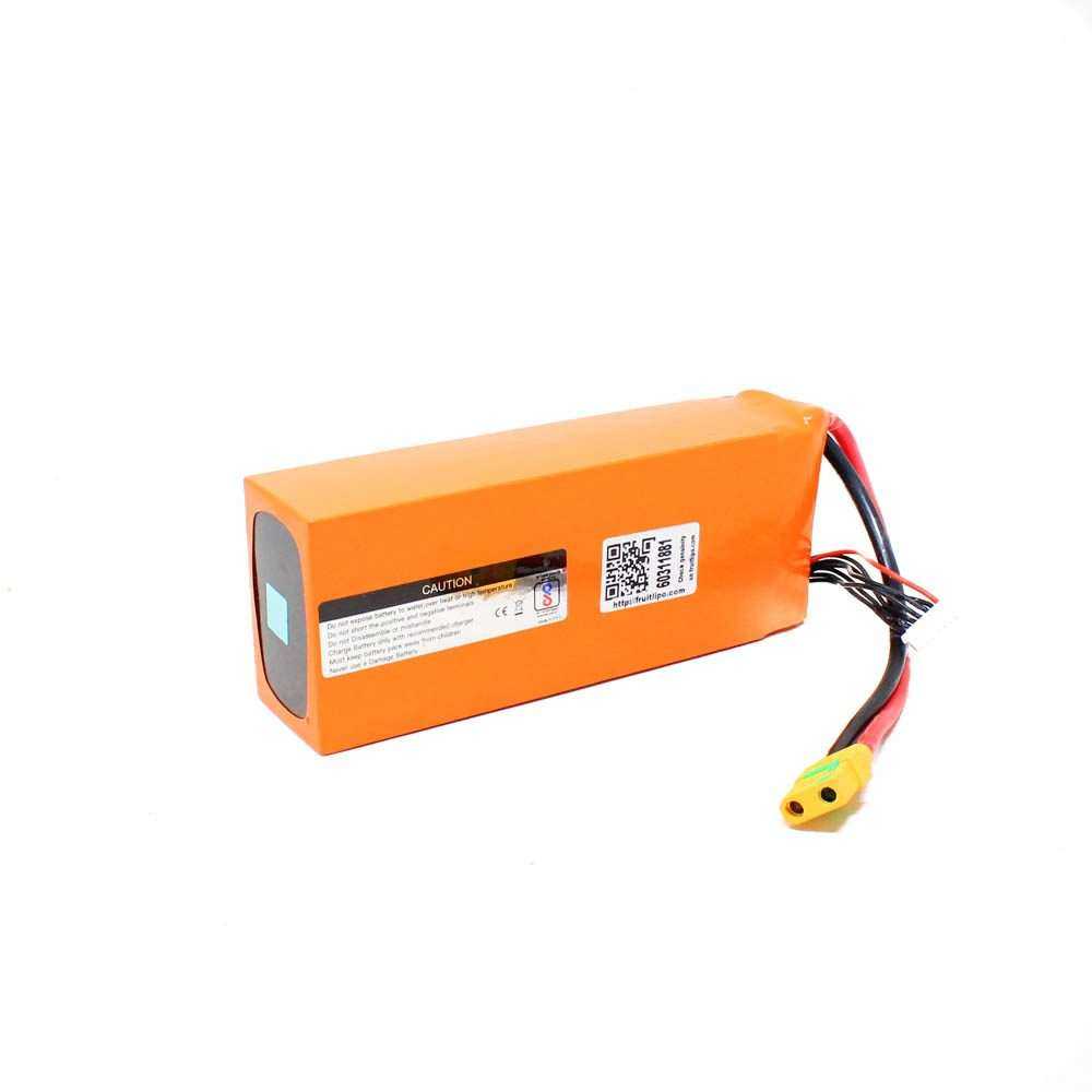 Orange 22.2V 16000mAh 5C 6S Semi Solid State Li-Ion Polymer Battery ...