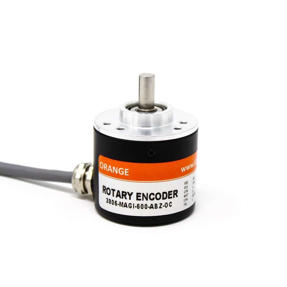 Orange 600 PPR ABZ 3-Phase Incremental Magnetic Rotary Encoder - Robo Nepal Orange 600 PPR ABZ 3-Phase Incremental Magnetic Rotary Encoder - Robo Nepal