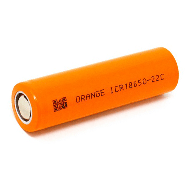 Orange ICR18650-22C 3.7V 2200mAh 3C Li-ion Battery - Robo Nepal