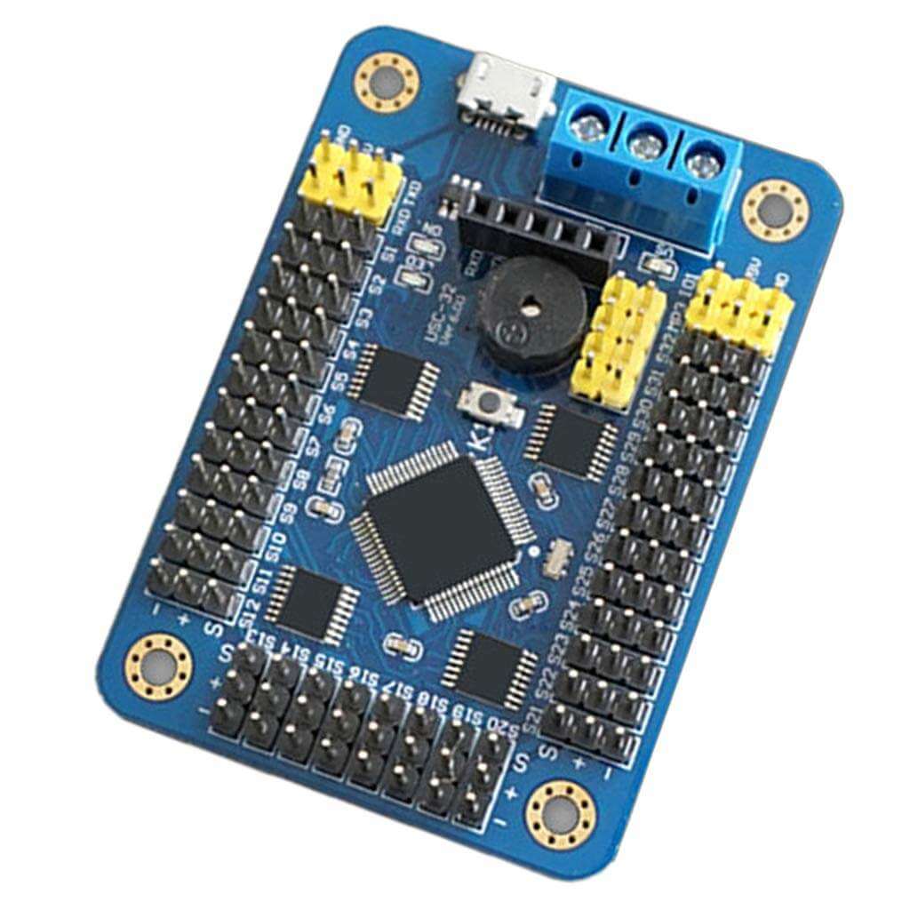 Usb 32ch Servo Motor Controller Board Support Ps2 Wifi With Usb Cable