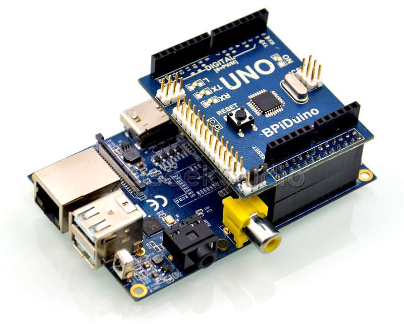 Bpiduino Uno Board Module To Make Banana Pi Compatible With Arduino